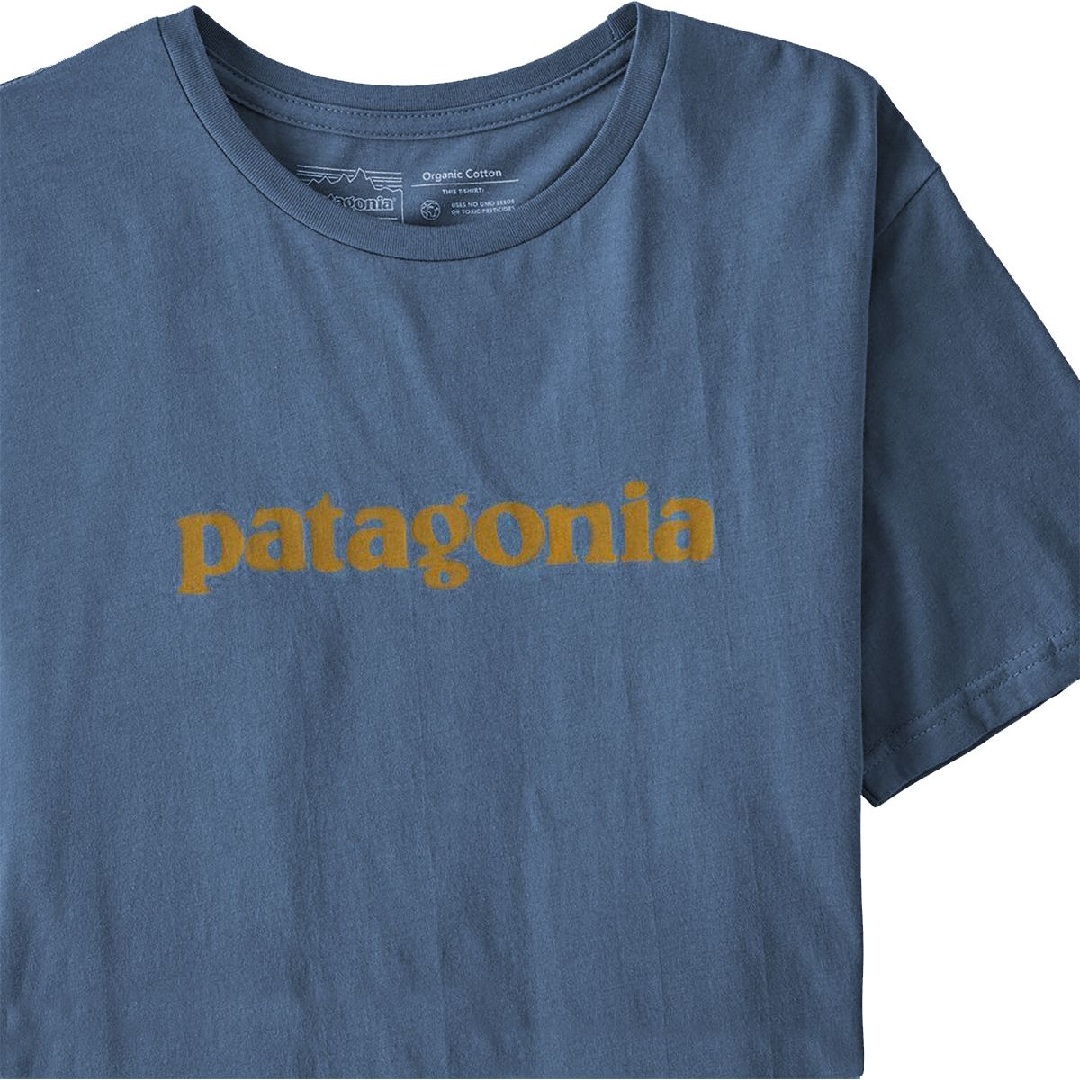 Patagonia Text Logo Organic T-Shirt - Men's | Backcountry.com