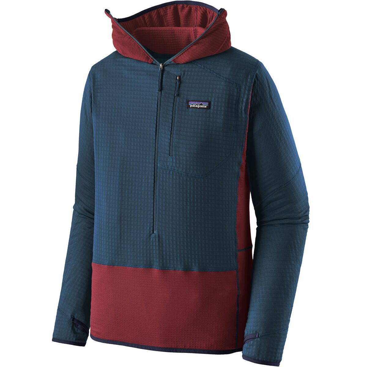 Patagonia R1 Hooded 1/2-Zip Fleece Pullover - Men's - Clothing