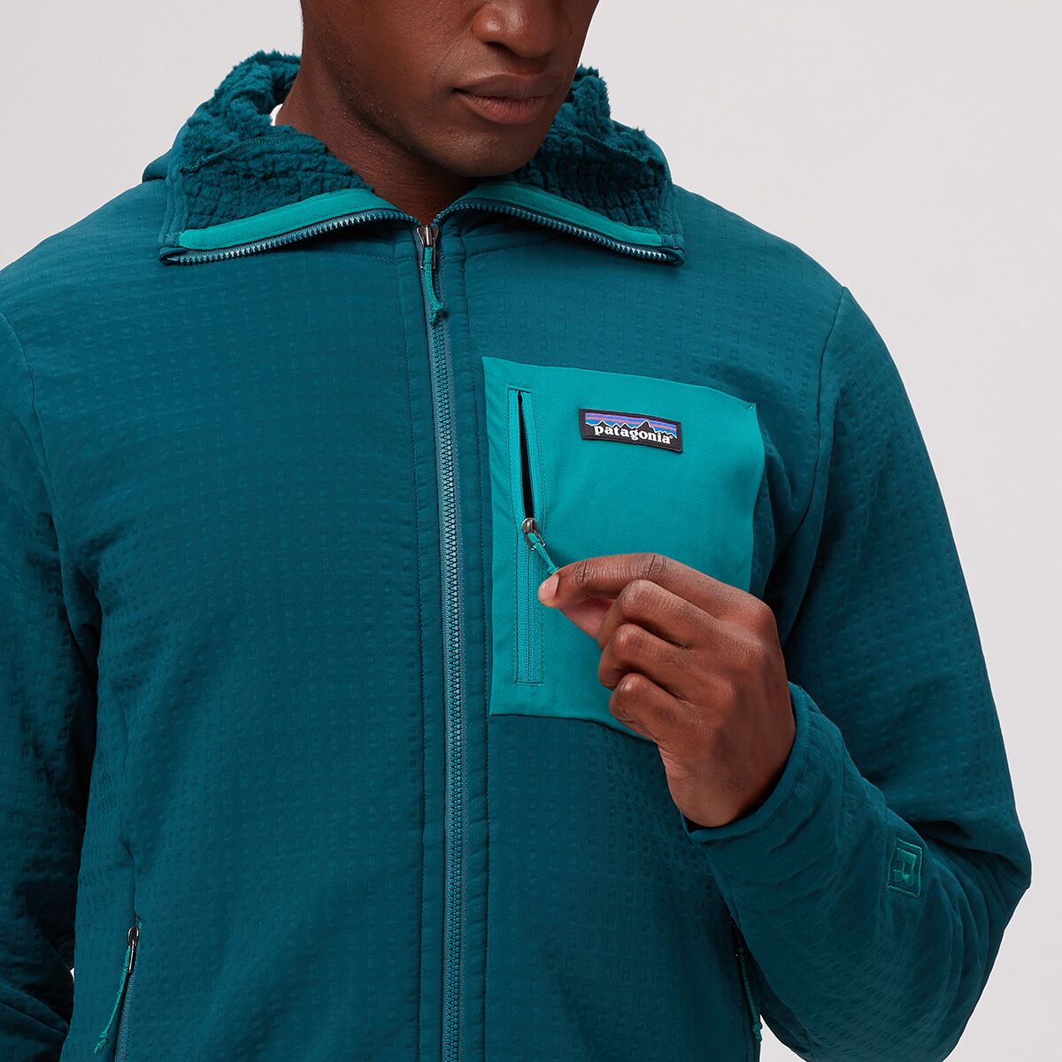 Patagonia R2 TechFace Hooded Fleece Jacket - Men's - Clothing