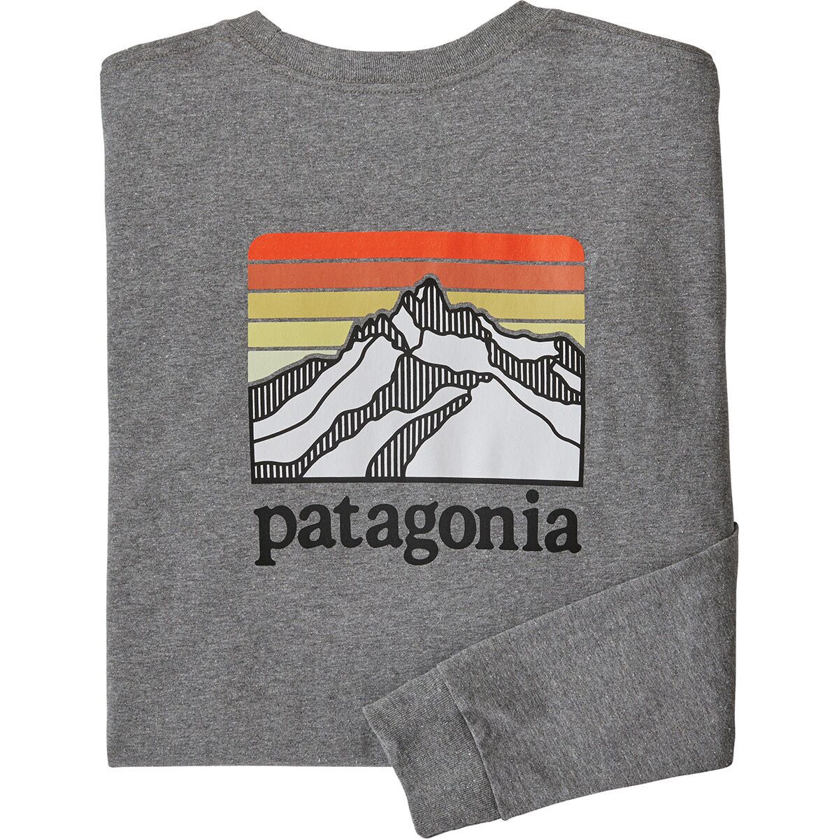 Patagonia Line Logo Ridge Long-Sleeve Responsibili-T-Shirt - Men's ...