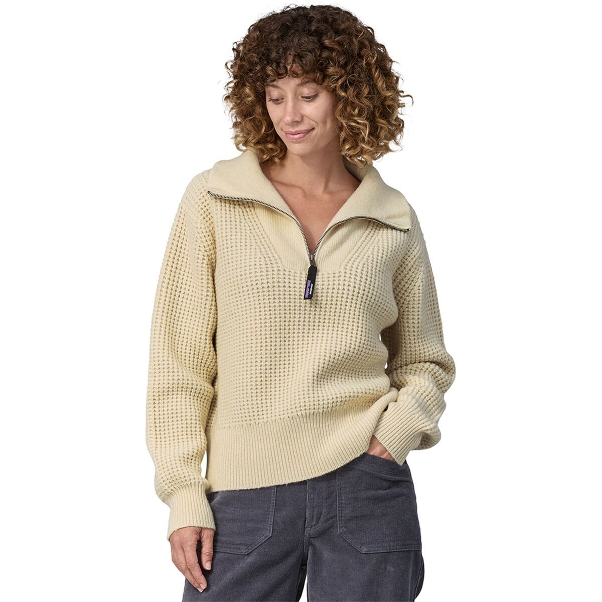 Patagonia Recycled Wool-Blend 1/4-Zip Sweater - Women's - Clothing