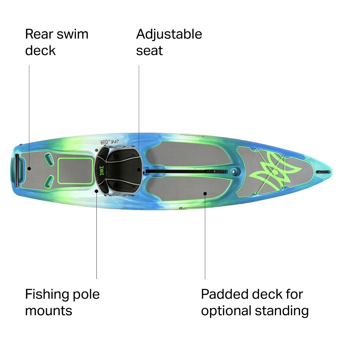 Perception Hi Life 11 Kayak - 2022 - Paddle