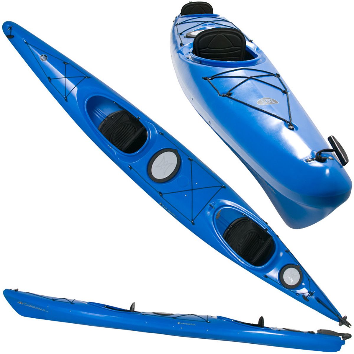 Perception Carolina 2 17.5 Tandem Kayak w/ Rudder - Paddle