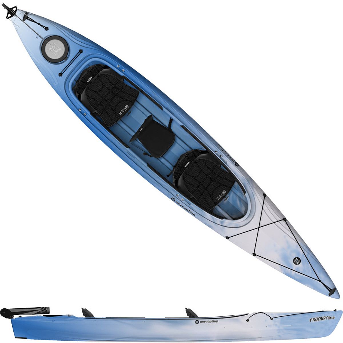 Perception Prodigy II 14.5 Tandem Kayak w/ Rudder - 2014 - Discontinued ...