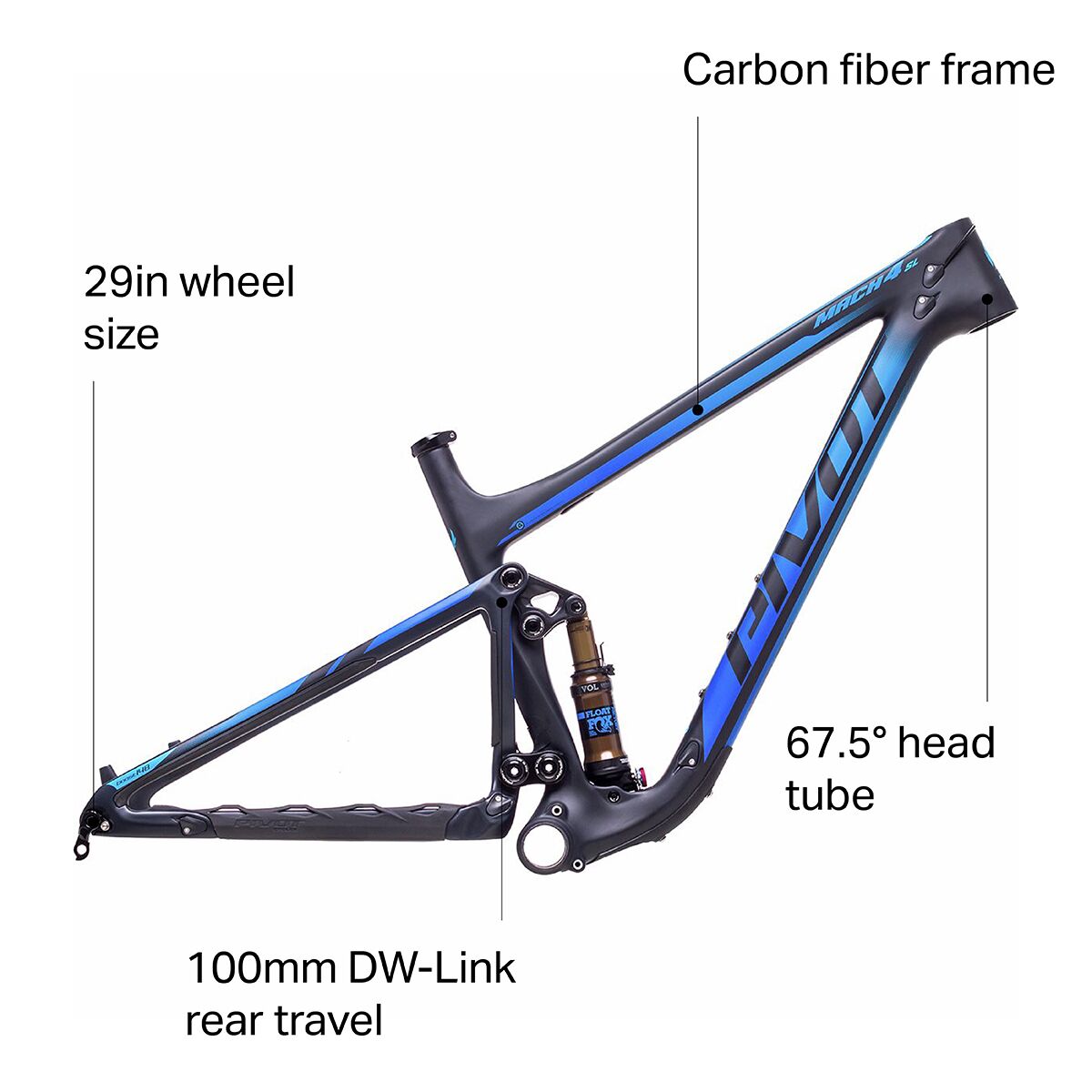 Pivot Mach 4 SL Carbon Bike Frame - Bike
