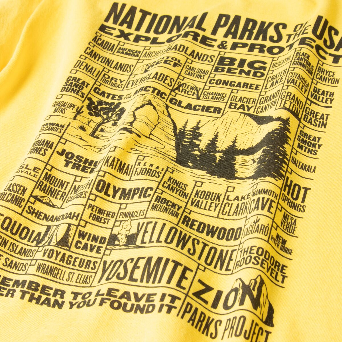 Parks Project National Parks of the USA Checklist T-Shirt - Kids' - Kids