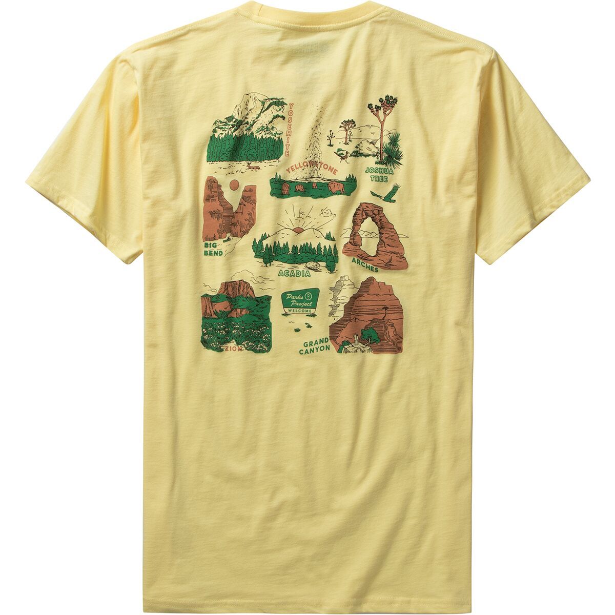 Parks Project National Park Welcome Pocket T-Shirt - Clothing