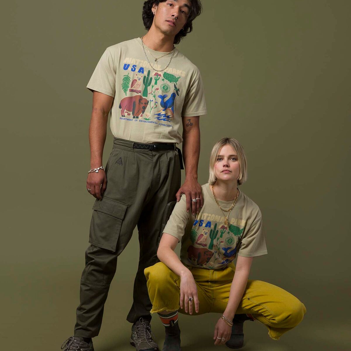 Parks Project National Parks of the USA Organic T-Shirt - Clothing