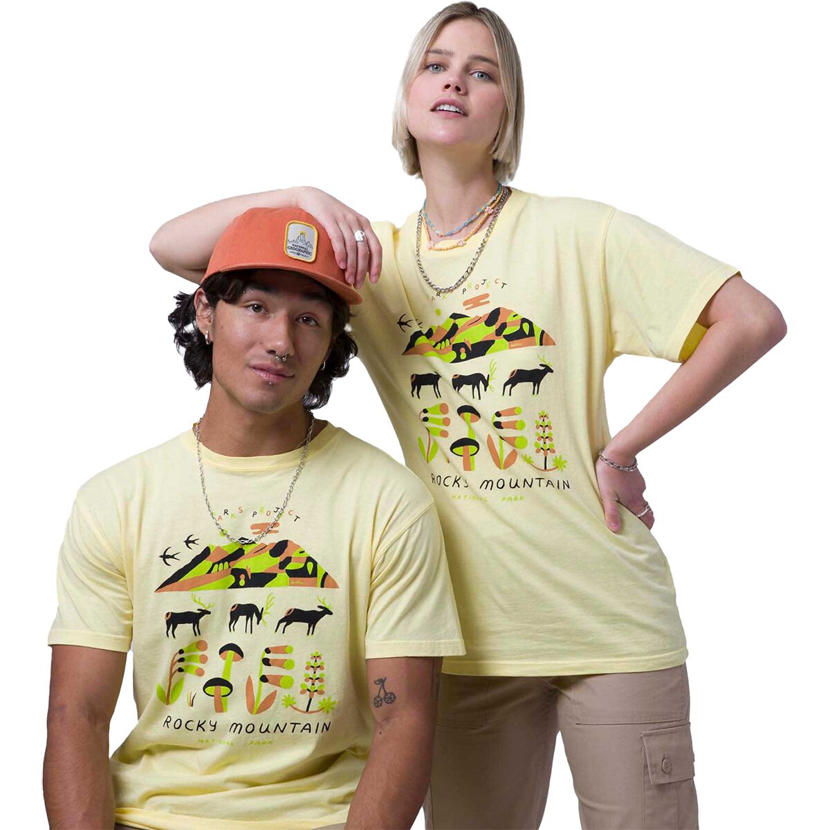 Parks Project Rocky Mountain Ecosystem Organic T-Shirt - Clothing