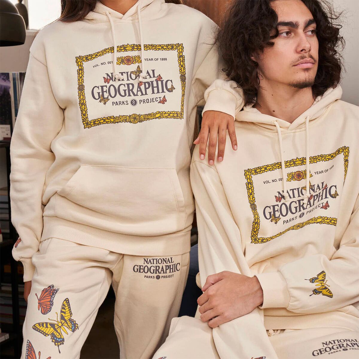 Parks Project x National Geographic Butterflies Hoodie - Men's - Clothing