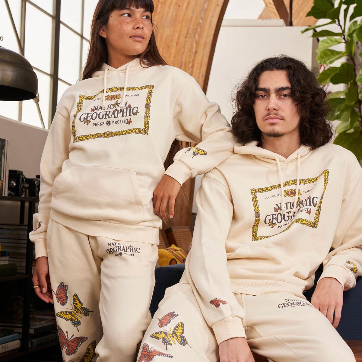 Parks Project x National Geographic Butterflies Hoodie - Men's - Clothing