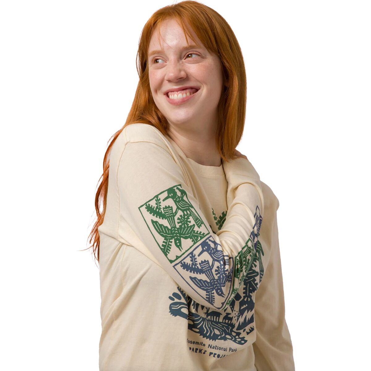 Parks Project Yosemite Woodcut Long Sleeve T Shirt Clothing