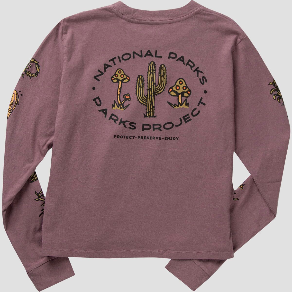 Parks Project 90s Doodle Parks Boxy Long-Sleeve T-Shirt - Women's ...