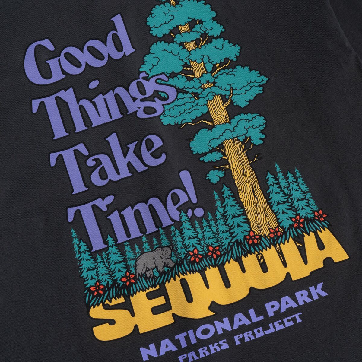 Parks Project Sequioa Good Things Take Time Long-Sleeve T-Shirt - Clothing