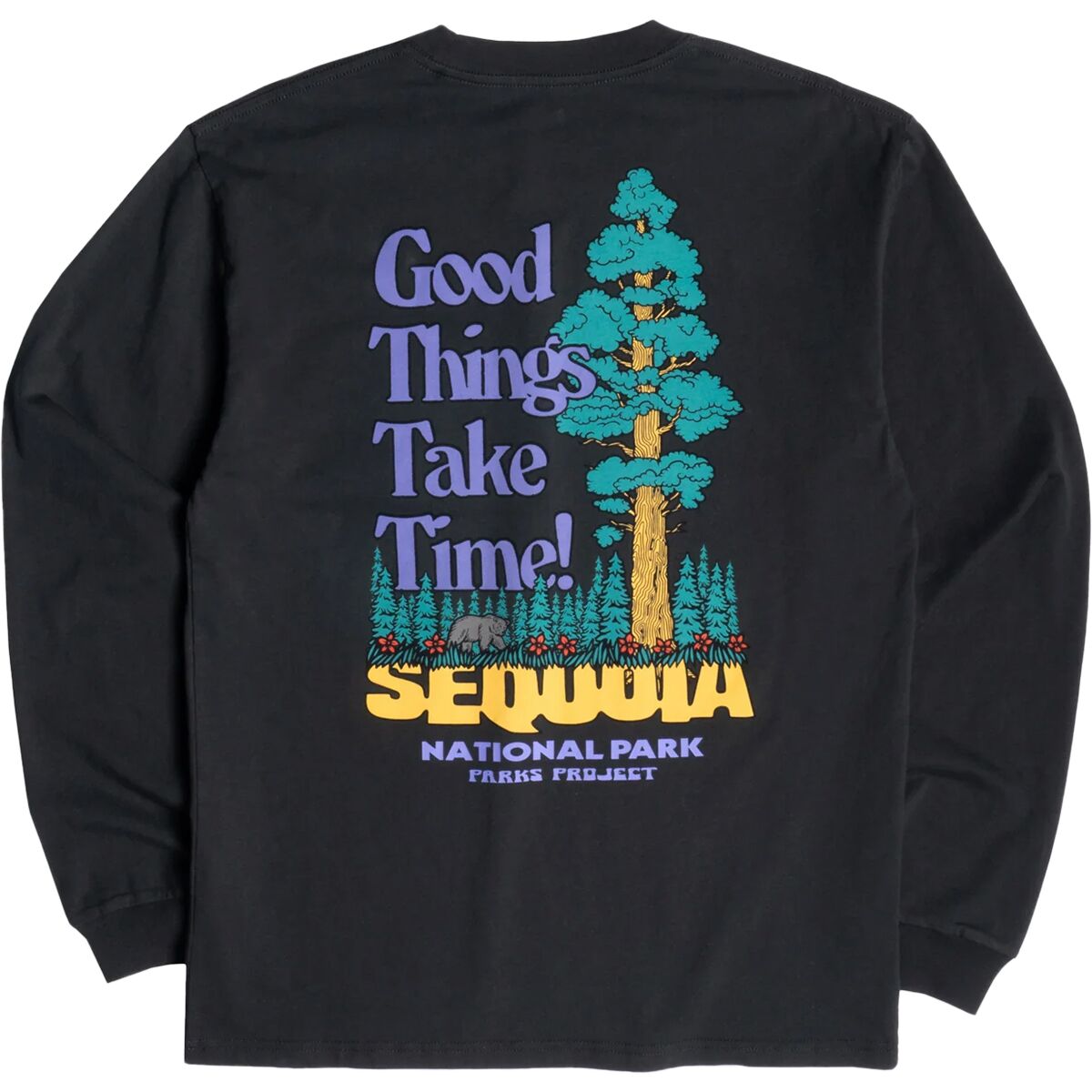 Parks Project Sequioa Good Things Take Time Long-Sleeve T-Shirt - Clothing