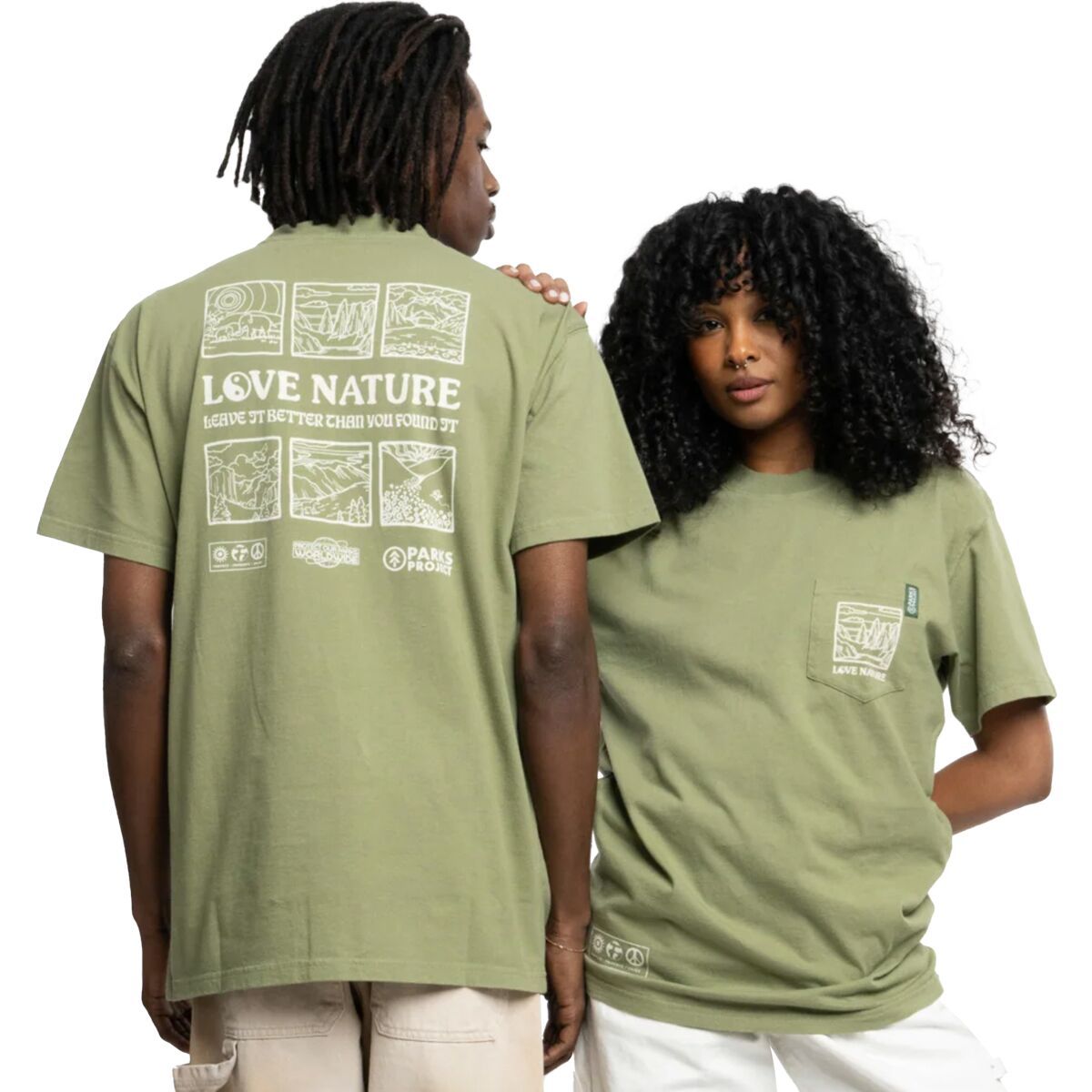 Parks Project Love Nature Pocket T-Shirt - Clothing