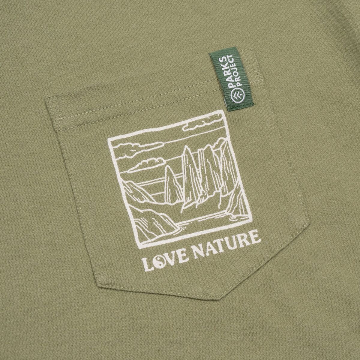 Parks Project Love Nature Pocket T-Shirt - Clothing