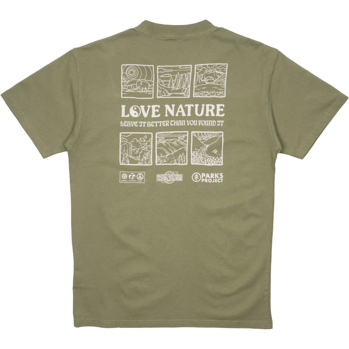 Parks Project Love Nature Pocket T-Shirt - Clothing