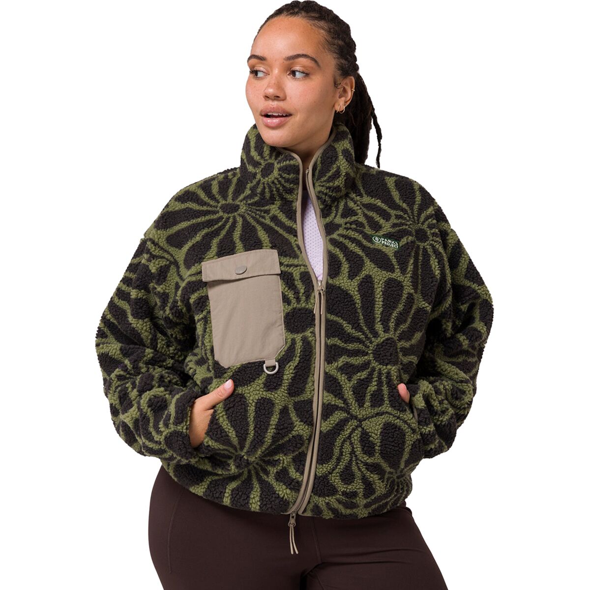 Parks Project Wildflowers Full-Zip High Pile Fleece - Clothing