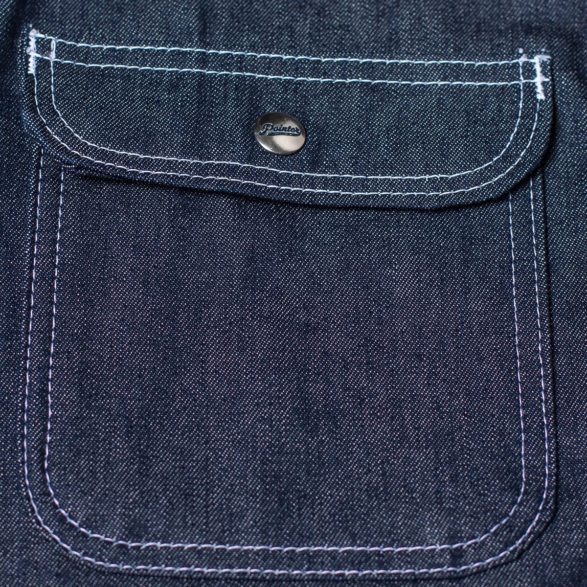 Pointer Brand Indigo Denim Raw Cone White Oak Chore Coat - Men's - Clothing