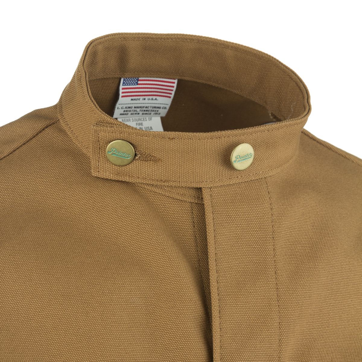 Pointer Brand Brown Duck Banded Collar Chore Coat - Men's - Clothing