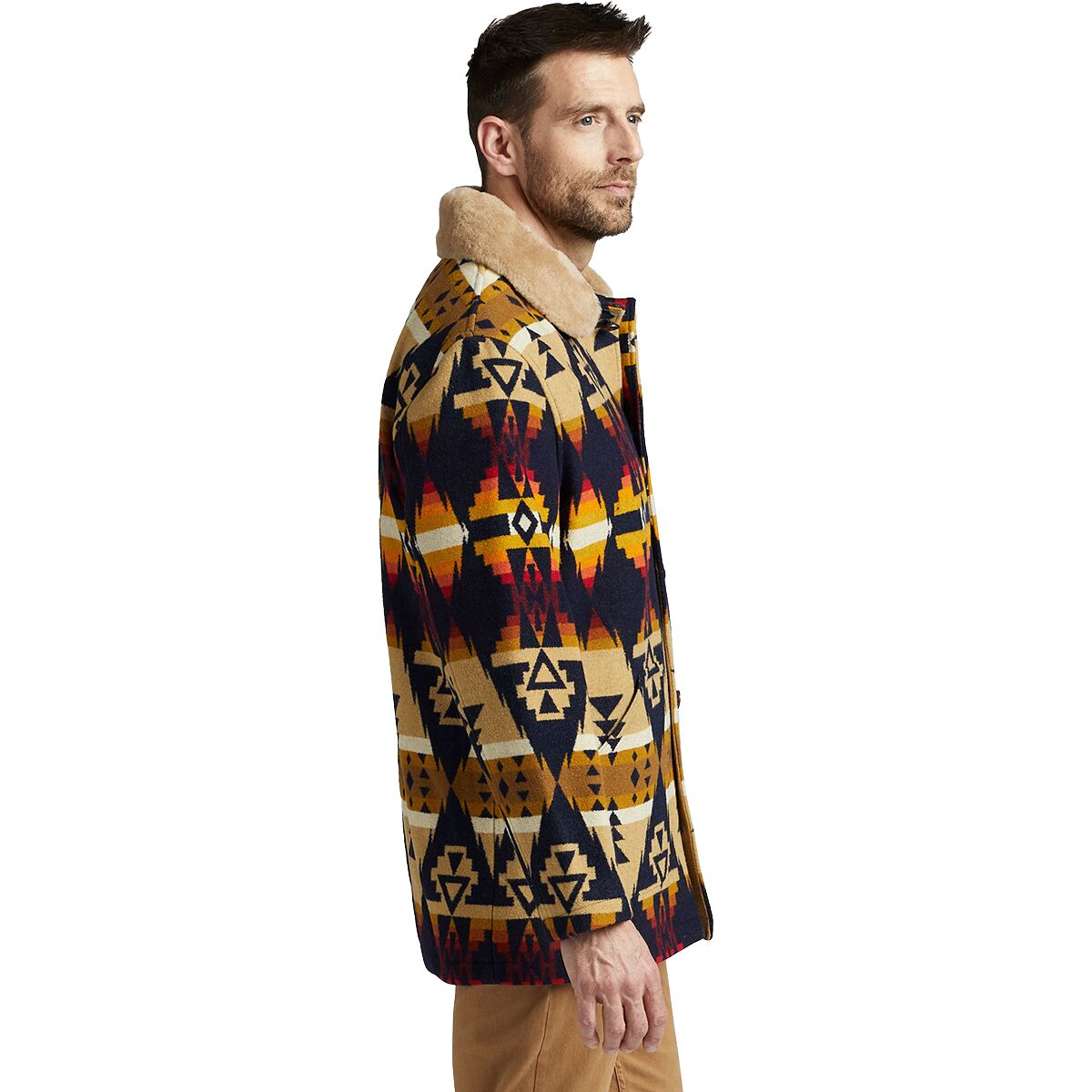 Pendleton Brownsville Shearling Collar Coat - Men's