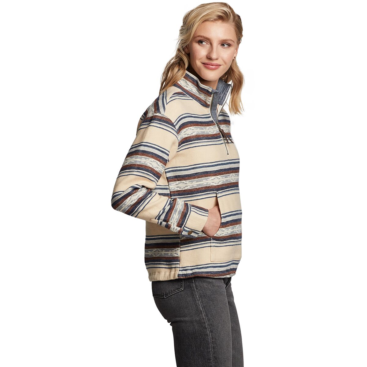 Pendleton Half-Zip Pullover Sweatshirt - Women's - Clothing