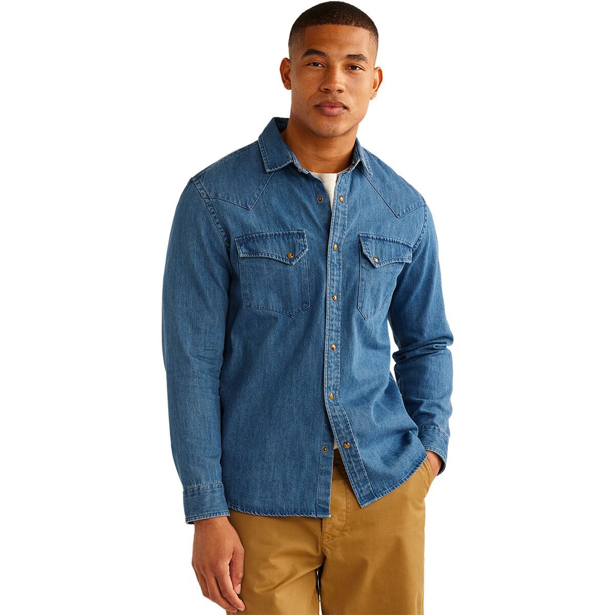 Pendleton Wyatt Denim Long-Sleeve Shirt - Men's - Clothing