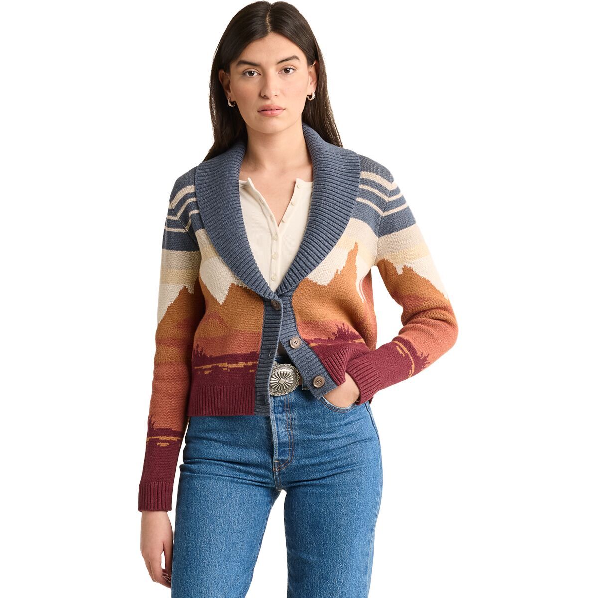 Pendleton Western Scenic Cardigan - Women's - Clothing