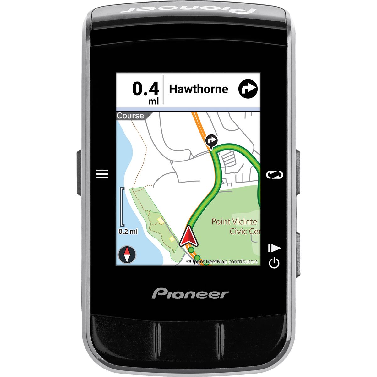 Pioneer Color GPS Navigation Cycle-Computer - Bike