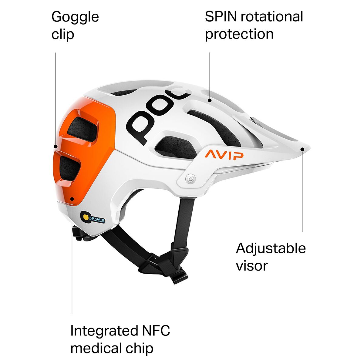POC Tectal Race Spin NFC Helmet - Men's - Bike