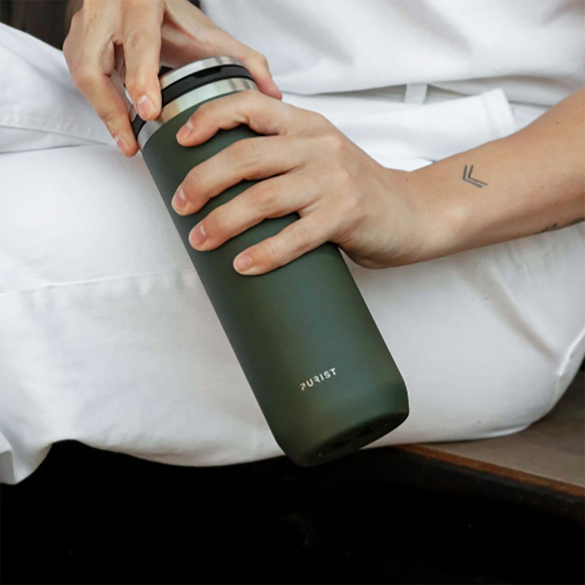 Purist Collective Mover 18oz Union Top Water Bottle - Hike & Camp