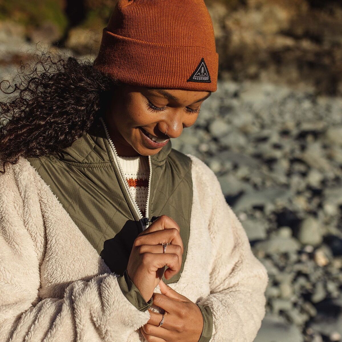 Passenger Beaumont Recycled Sherpa Hooded Fleece Jacket - Women's ...