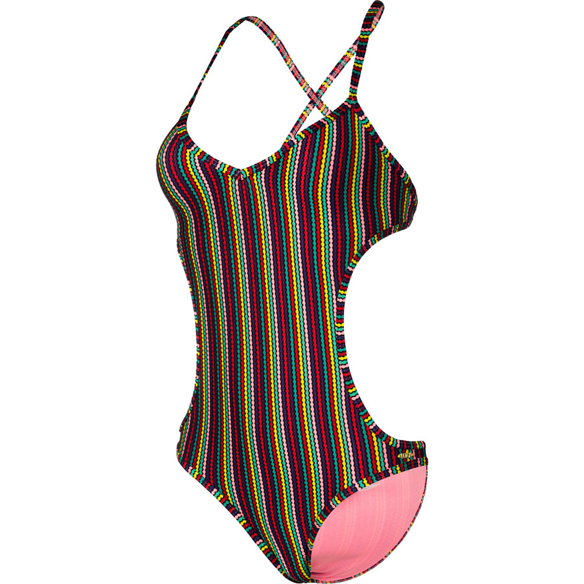 Roxy Sunrise To Sunset Criss Cross Monokini One-Piece Swimsuit - Clothing