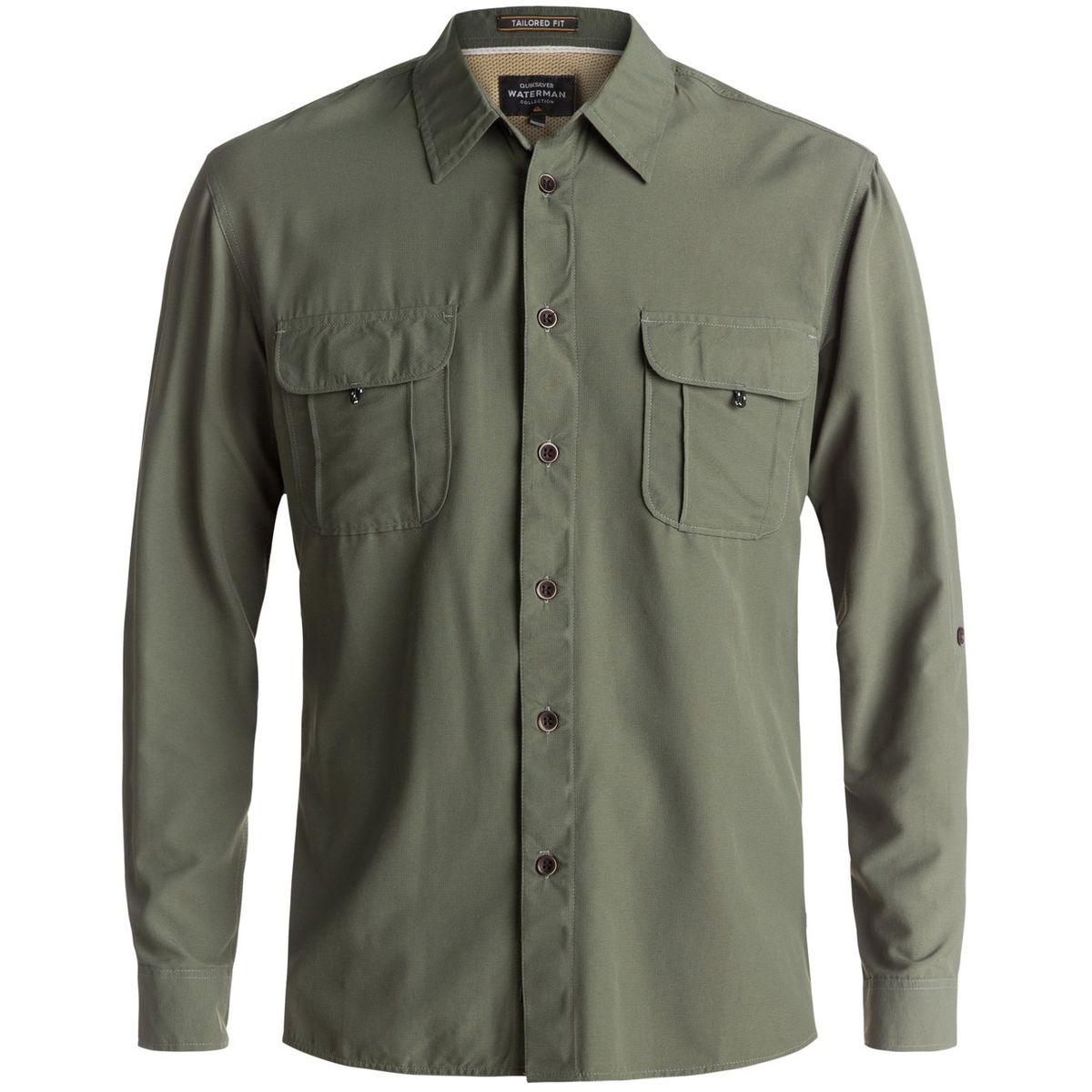 Quiksilver Waterman Trailblazing Long-Sleeve Button-Up Shirt - Men's ...