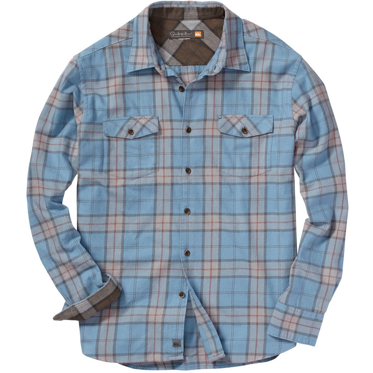 Quiksilver Waterman Cannons Beach Flannel Shirt - Long-Sleeve - Men's ...