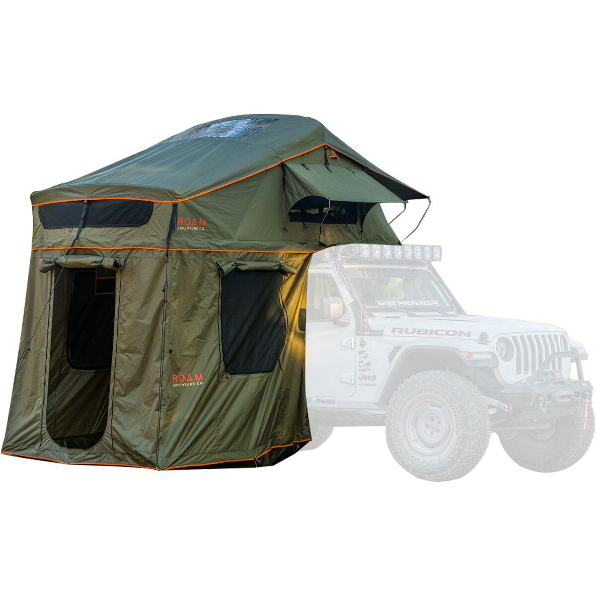 ROAM Adventure Co Vagabond XL Rooftop Tent + Annex: 4-Person - Hike & Camp