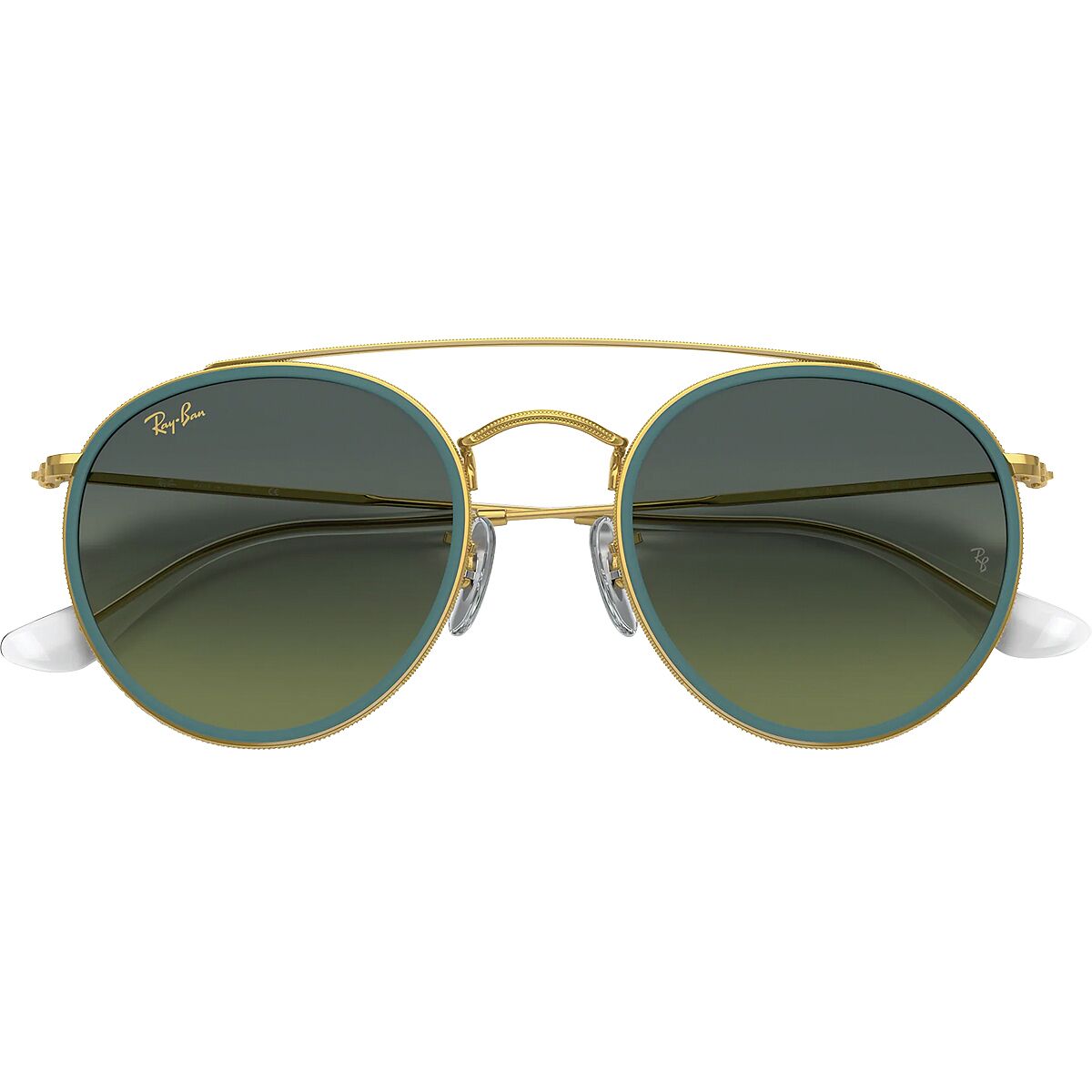 Ray-Ban Round Double Bridge Legend Gold Sunglasses - Accessories