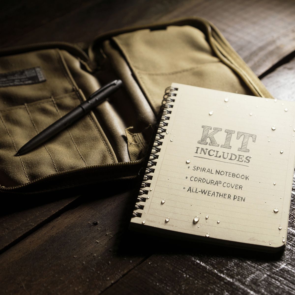 Rite in the Rain Side-Spiral Notebook Kit - 4.6in x 7in - Hike & Camp
