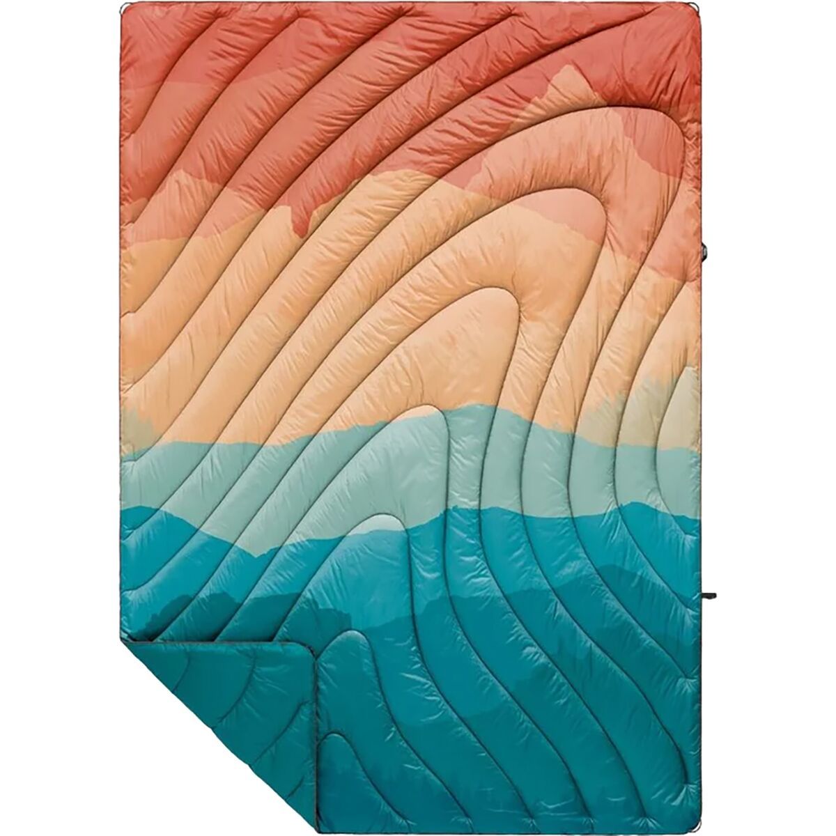 Rumpl Original Puffy 1-Person Blanket - Rocky Mountain Sunset Fade ...
