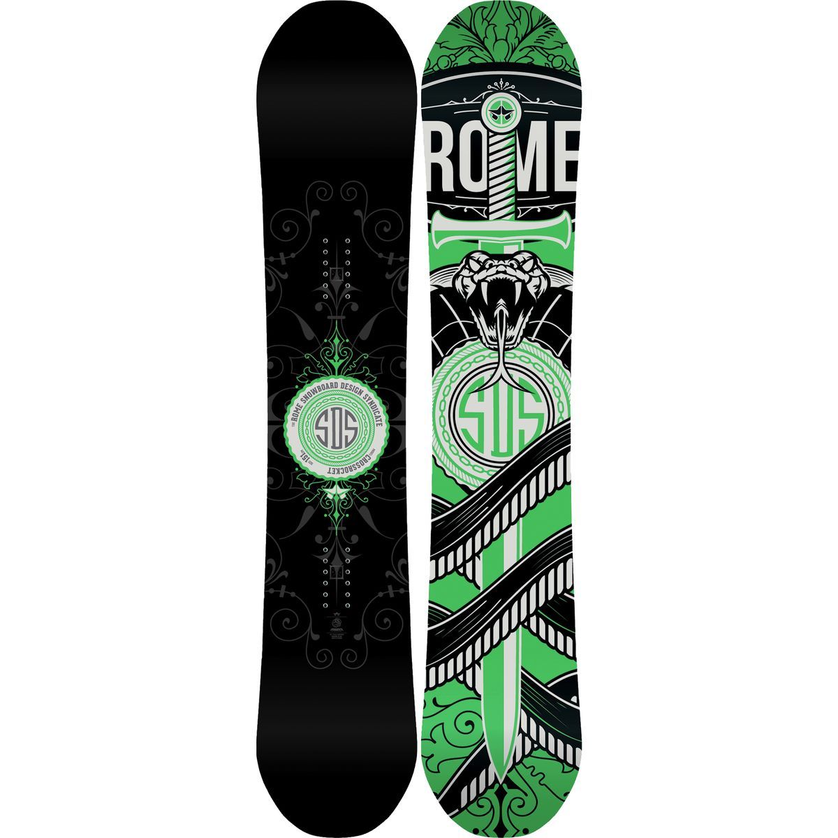 Rome CrossRocket Snowboard - Snowboard
