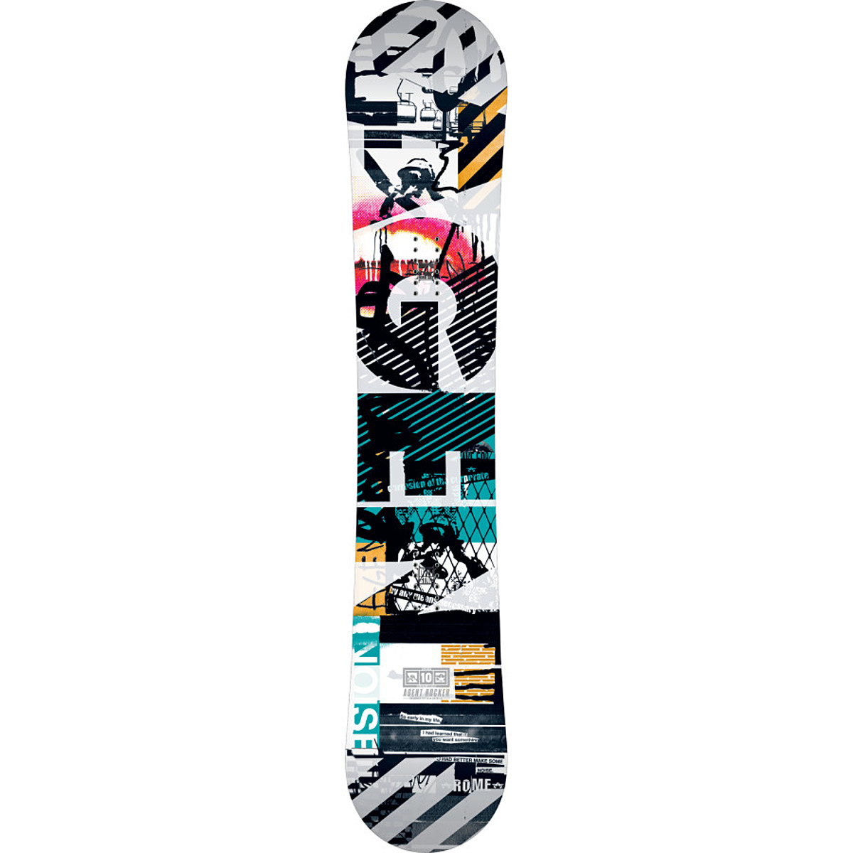 Rome Agent Rocker Decade Collection Snowboard - Snowboard