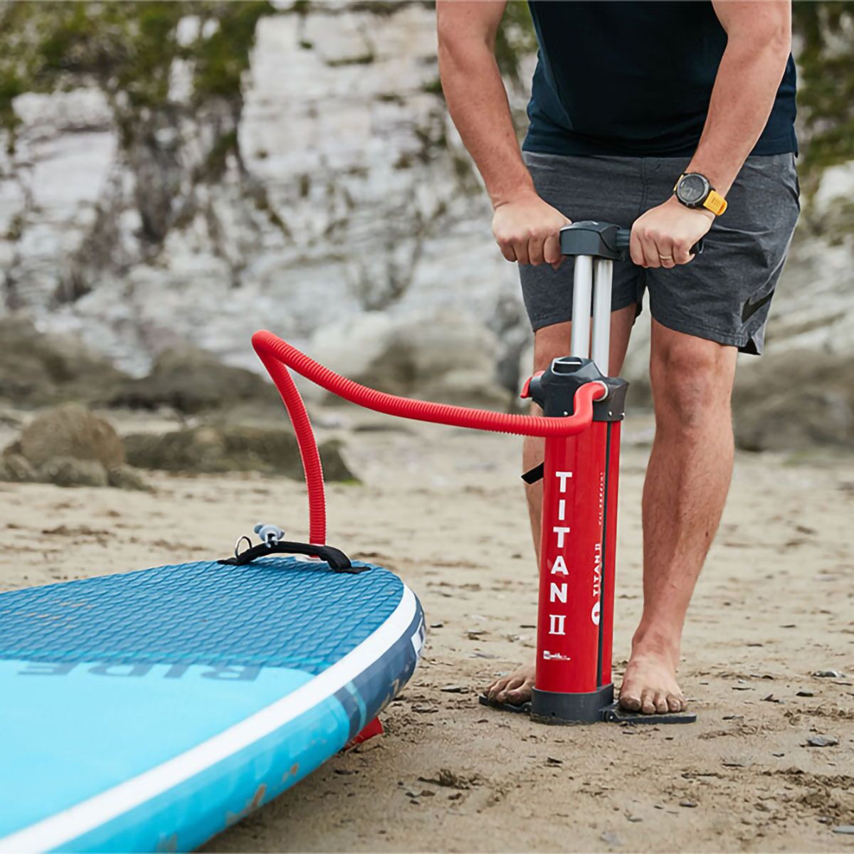 Red Paddle Co. Ride Inflatable Stand-Up Paddleboard - 2023 - Paddle