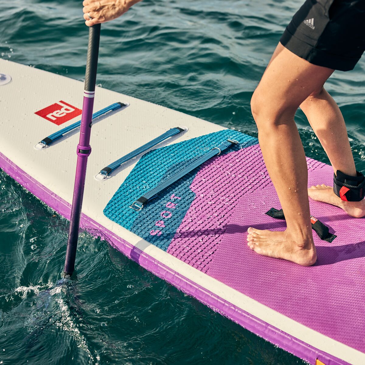Red Paddle Co. Sport MSL Inflatable Stand-Up Paddleboard - 2024 - Paddle