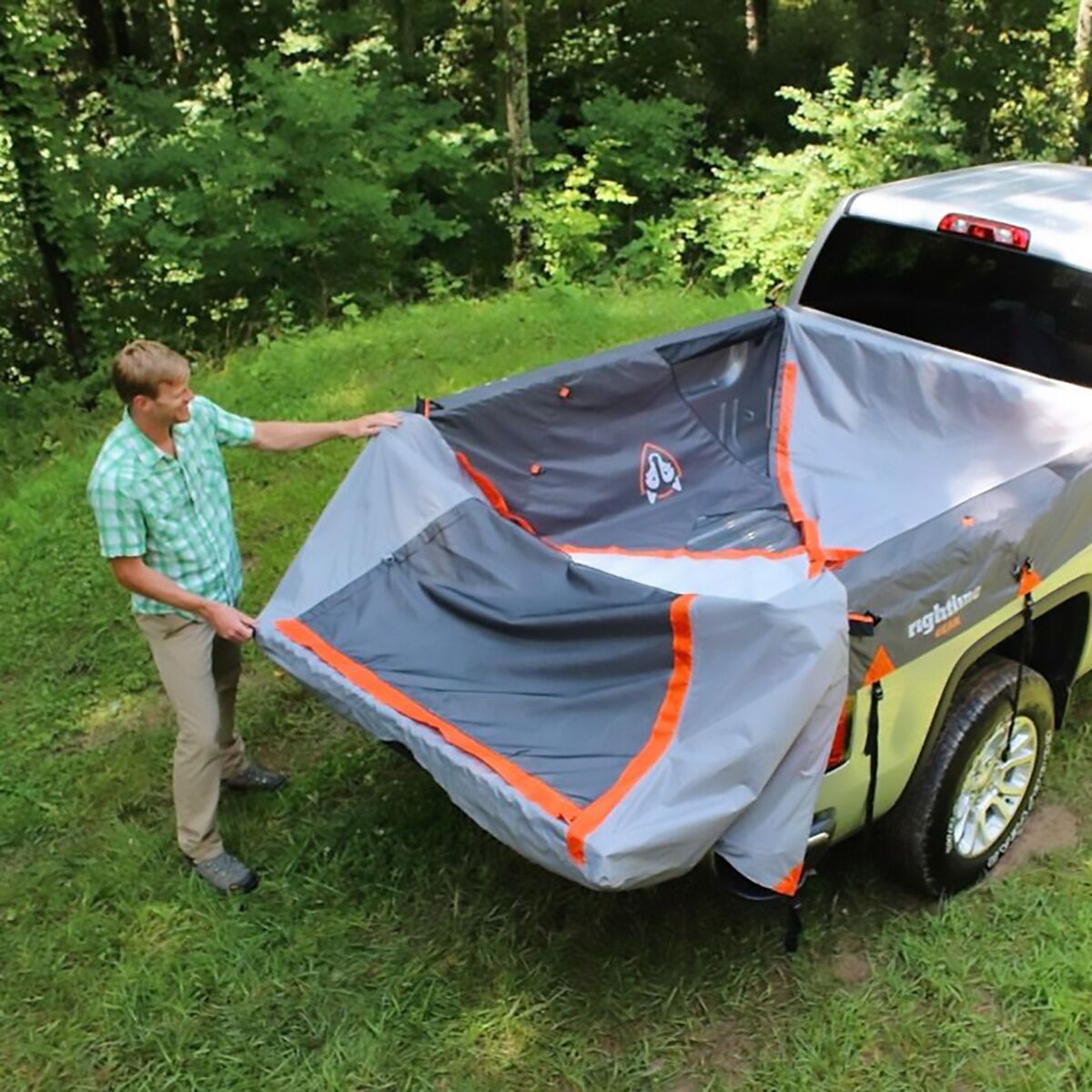 Rightline Gear Mid Size 5ft Short Bed Truck Tent - Tall Bed - Hike & Camp