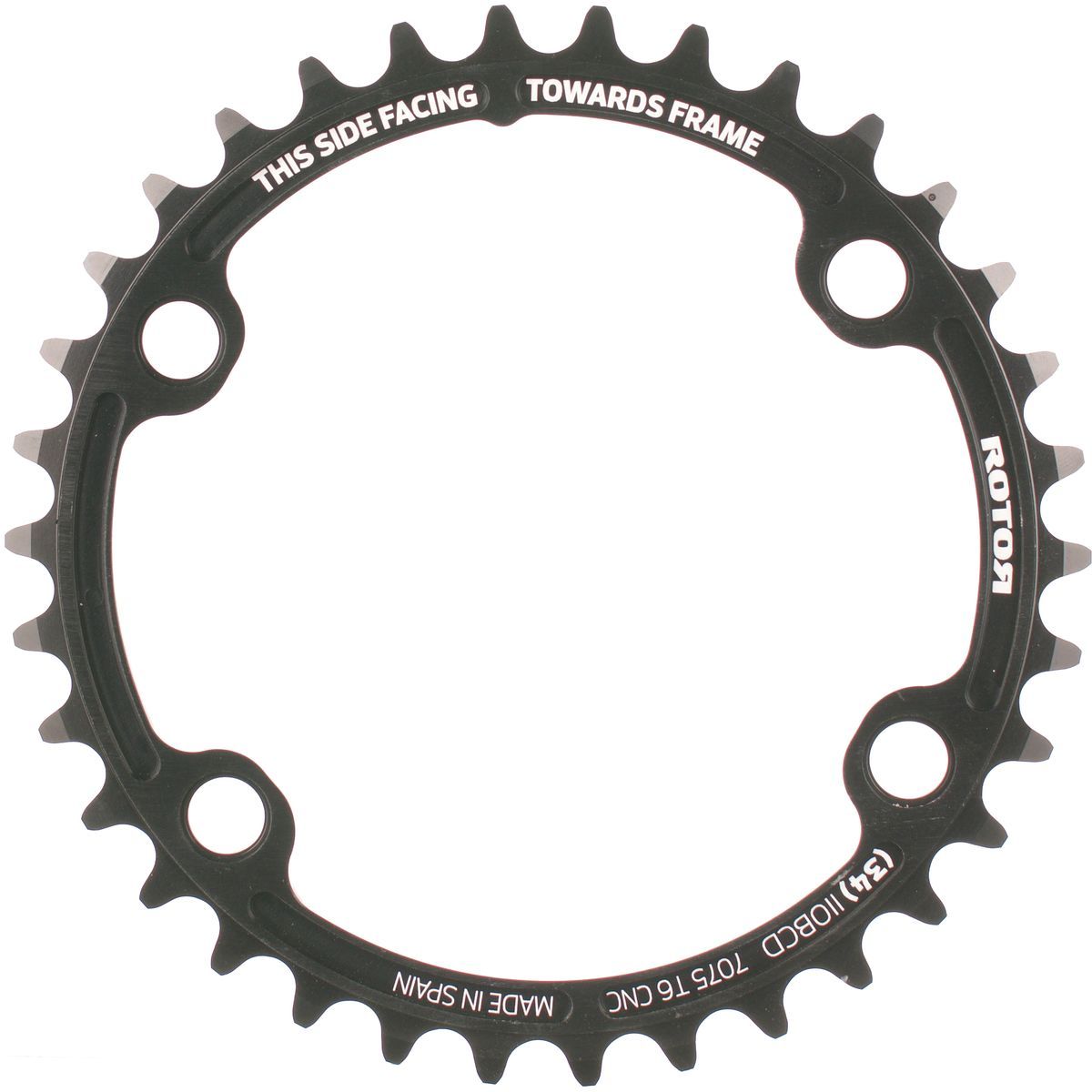 Rotor Round Road Spider Mount Chainring - Bike