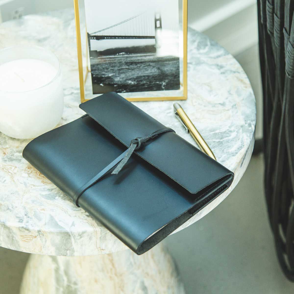 Rustico Leather Writer's Log Refillable Notebook Medium - Hike & Camp