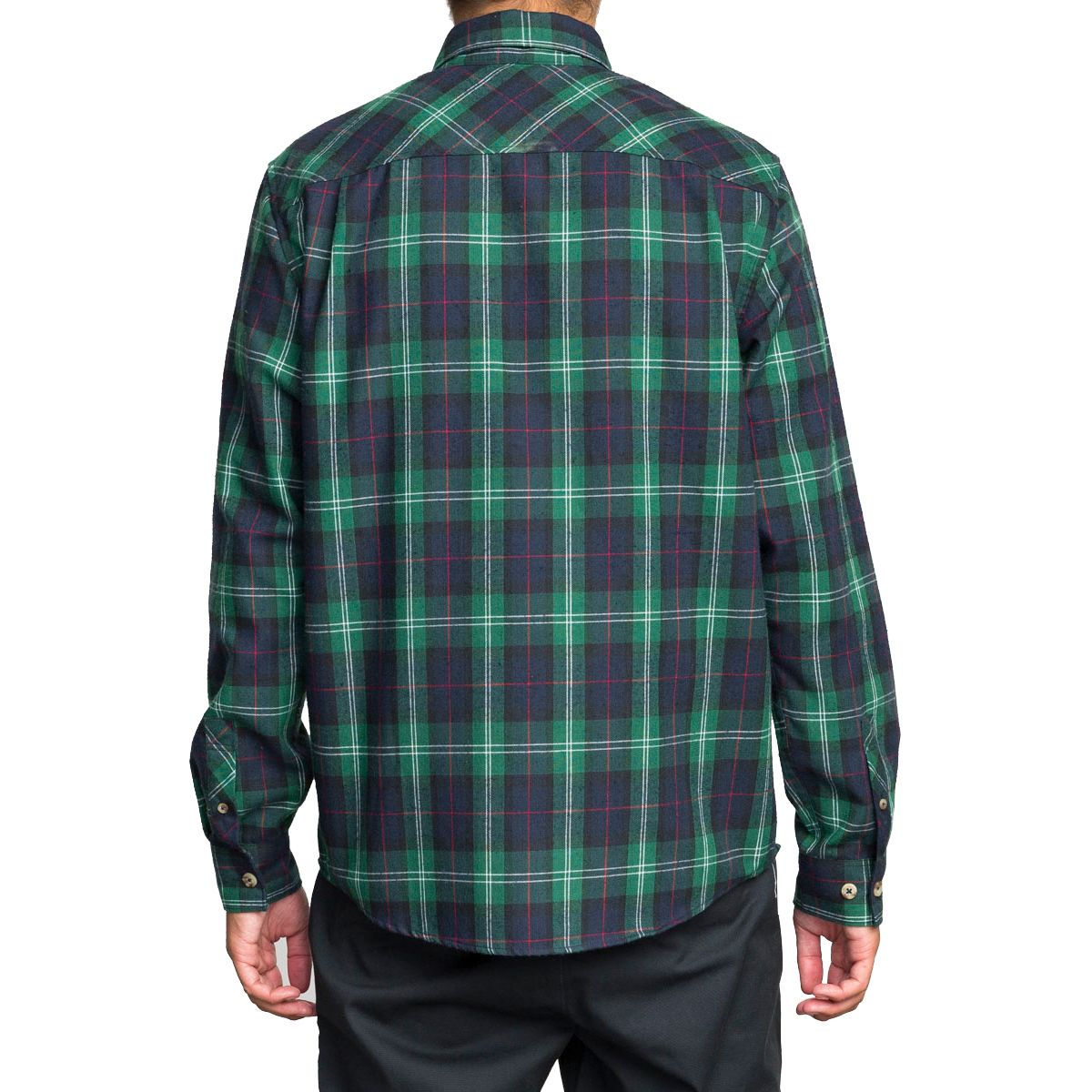 RVCA Bone Long-Sleeve Flannel Shirt - Men's - Clothing