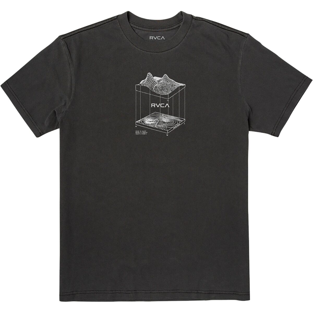RVCA Topographic Short-Sleeve T-Shirt - Men's - Clothing