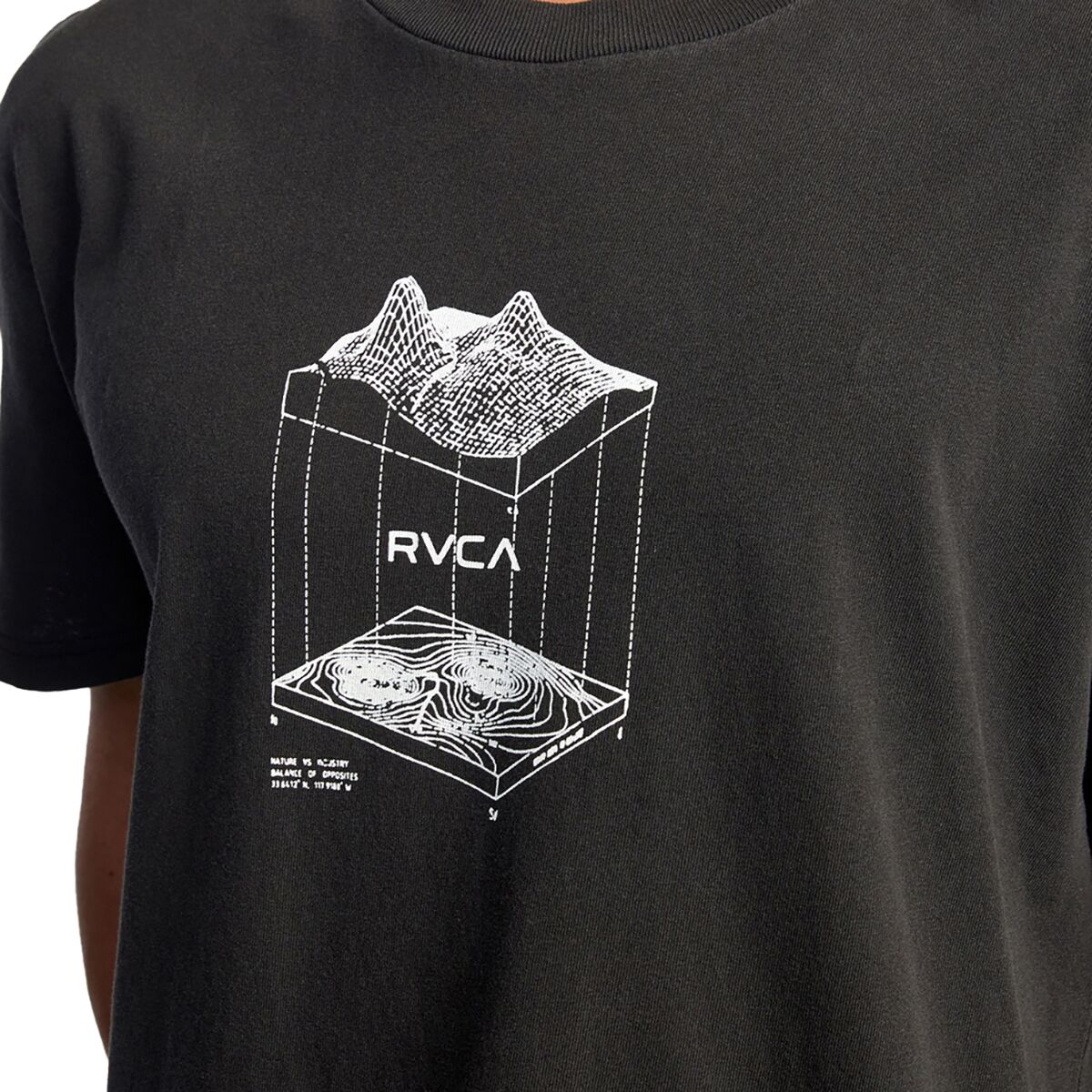 RVCA Topographic Short-Sleeve T-Shirt - Men's - Clothing